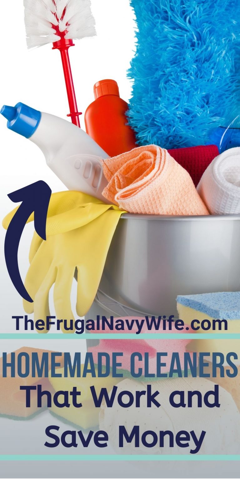Homemade Cleaners That Work and Save Money! - The Frugal Navy Wife