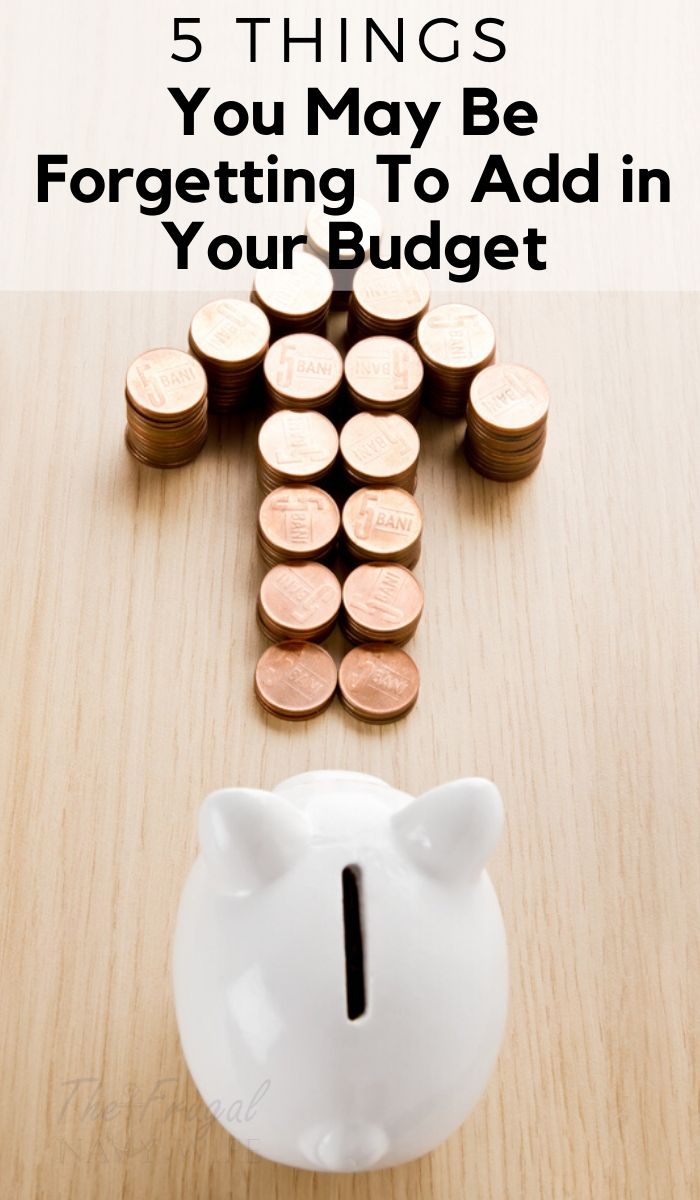 7 Forgotten Monthly Expenses To budget For! - The Frugal Navy Wife