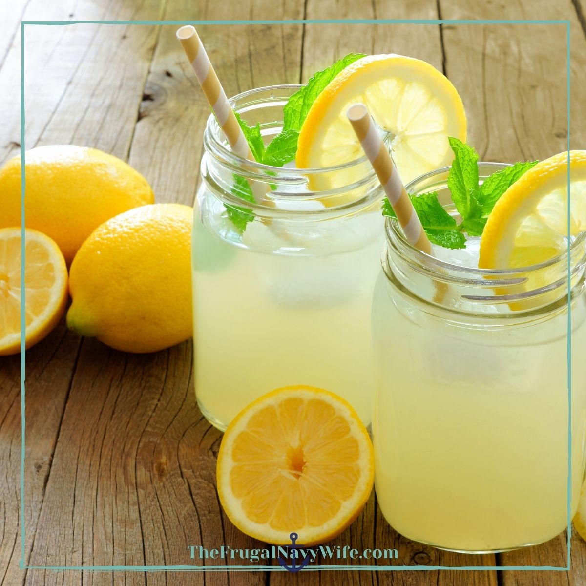 Refreshing Boozy Lemonade Drinks - The Frugal Navy Wife