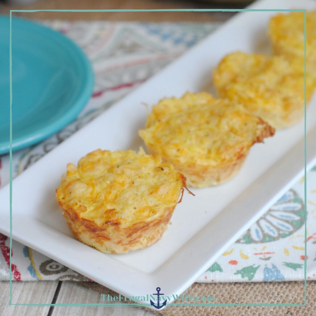 Cheesy Squash Cups Recipe - The Frugal Navy Wife