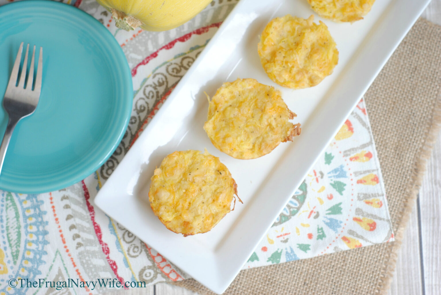Cheesy Squash Cups Recipe - The Frugal Navy Wife