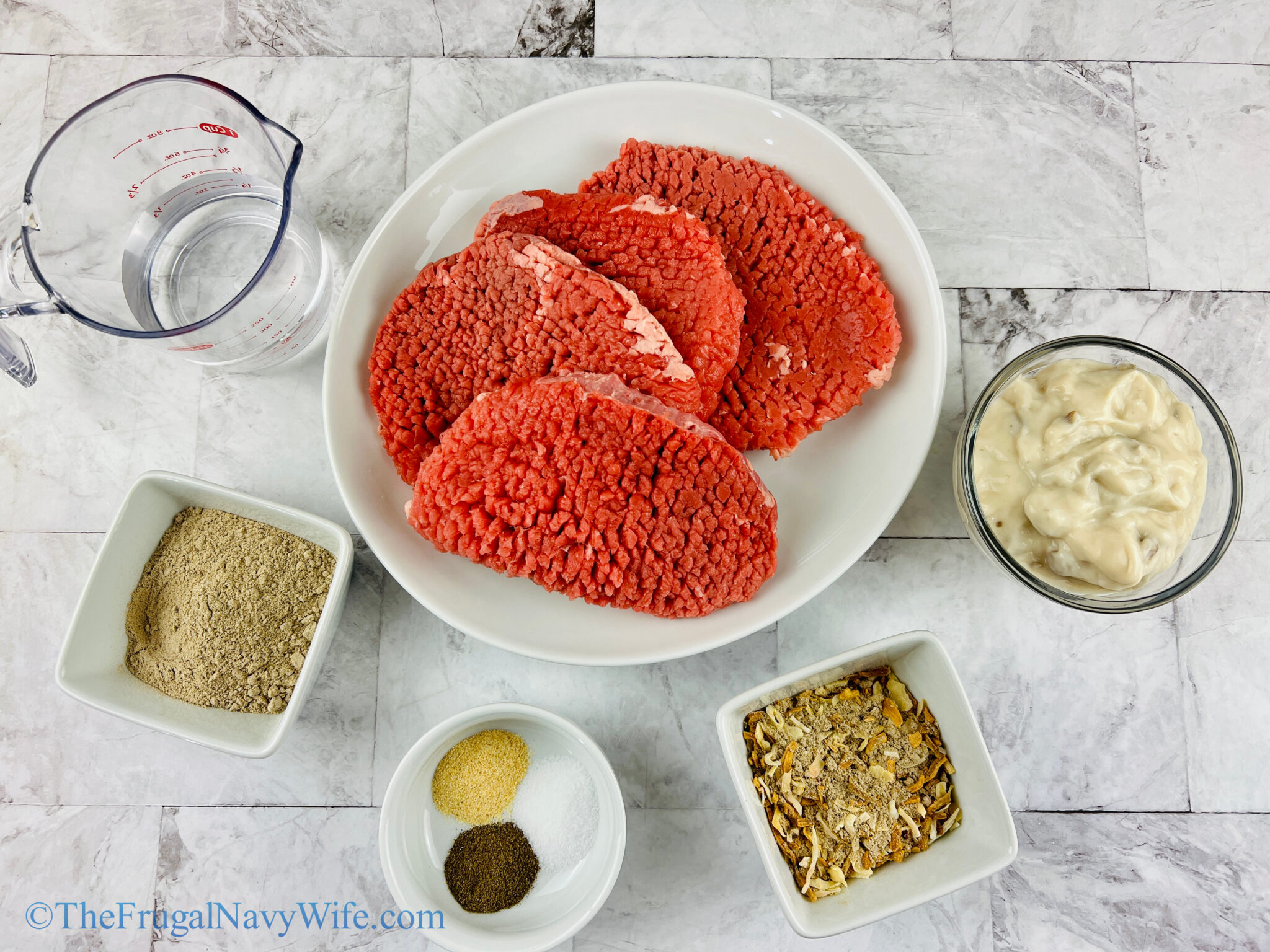 Slow Cooker Cube Steak Recipe - The Frugal Navy Wife