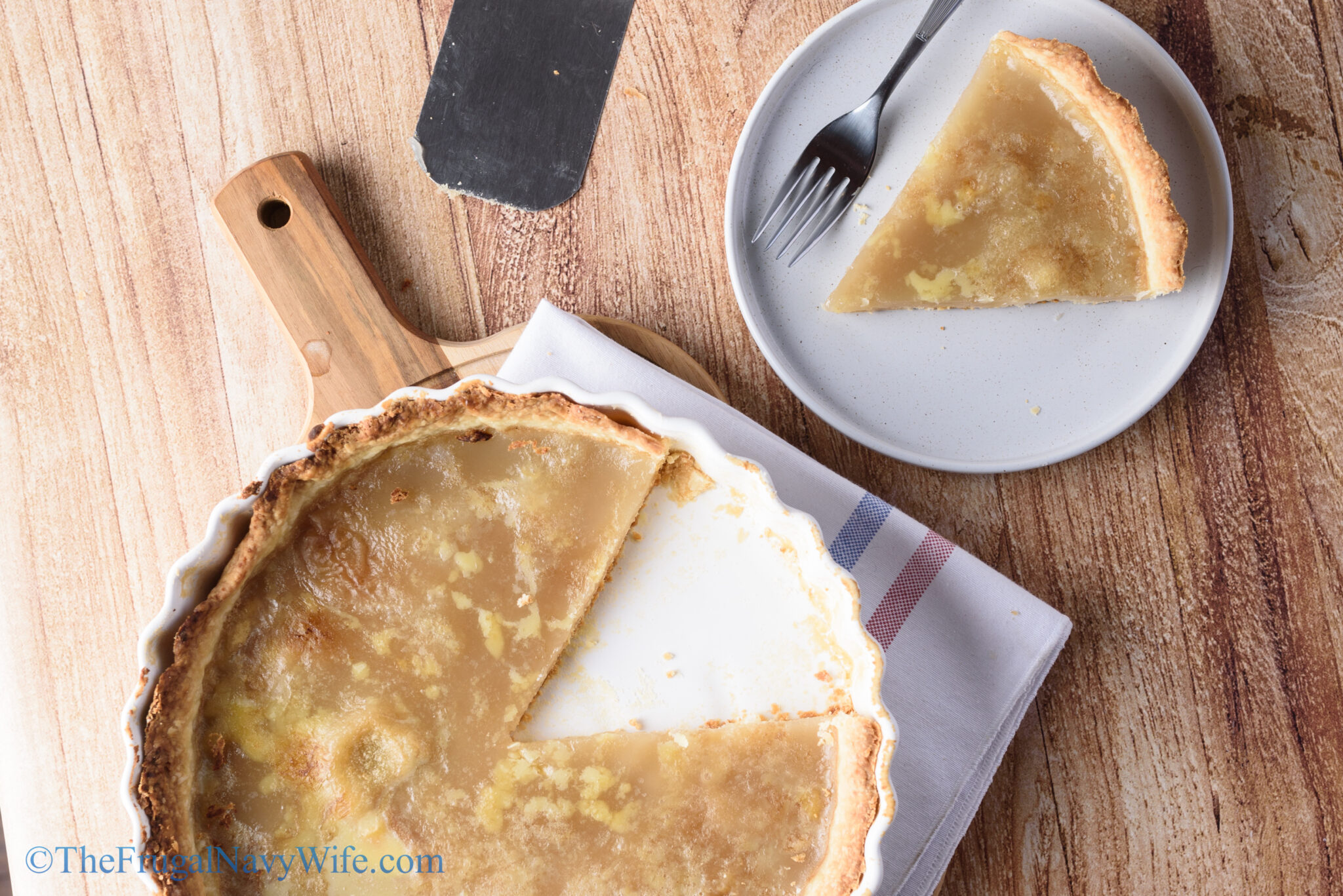 Water Pie Recipe - The Frugal Navy Wife