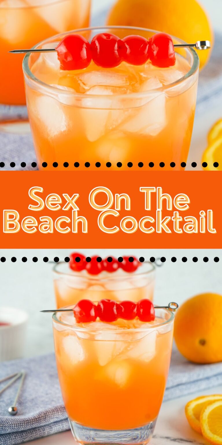 Sex On The Beach Cocktail The Frugal Navy Wife 2831